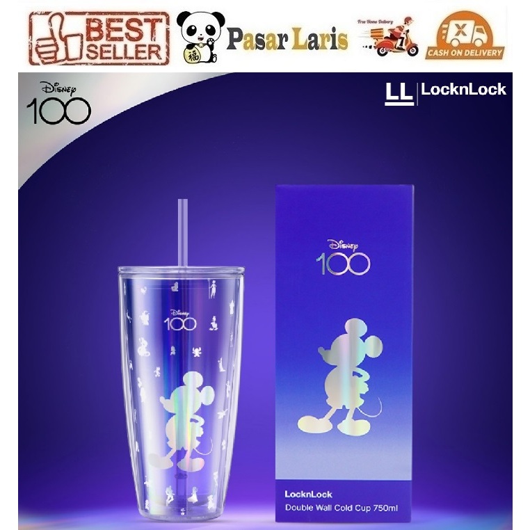 Jual Lock n Lock Tumbler Cup Disney100 Special Edition 750ml Double ...
