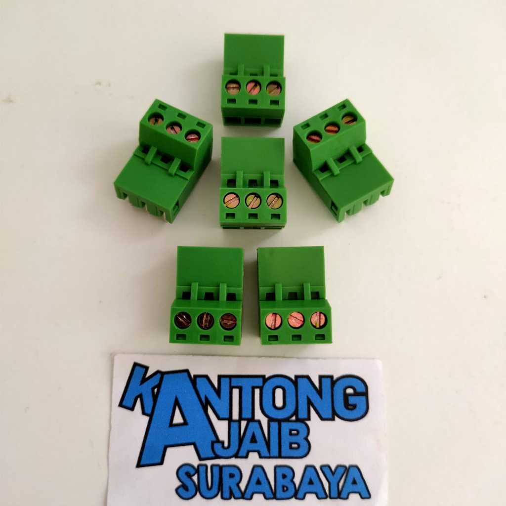 Jual Terminal Blok Hijau KF2EDG 5.08mm 3pin Terminal Block KF2EDG ...