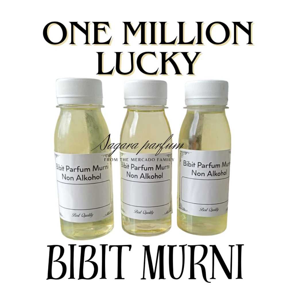 Jual BIBIT PARFUM ONE MILION LUCKY 100ML. BIBIT PARFUM REFILL MURNI NON ...
