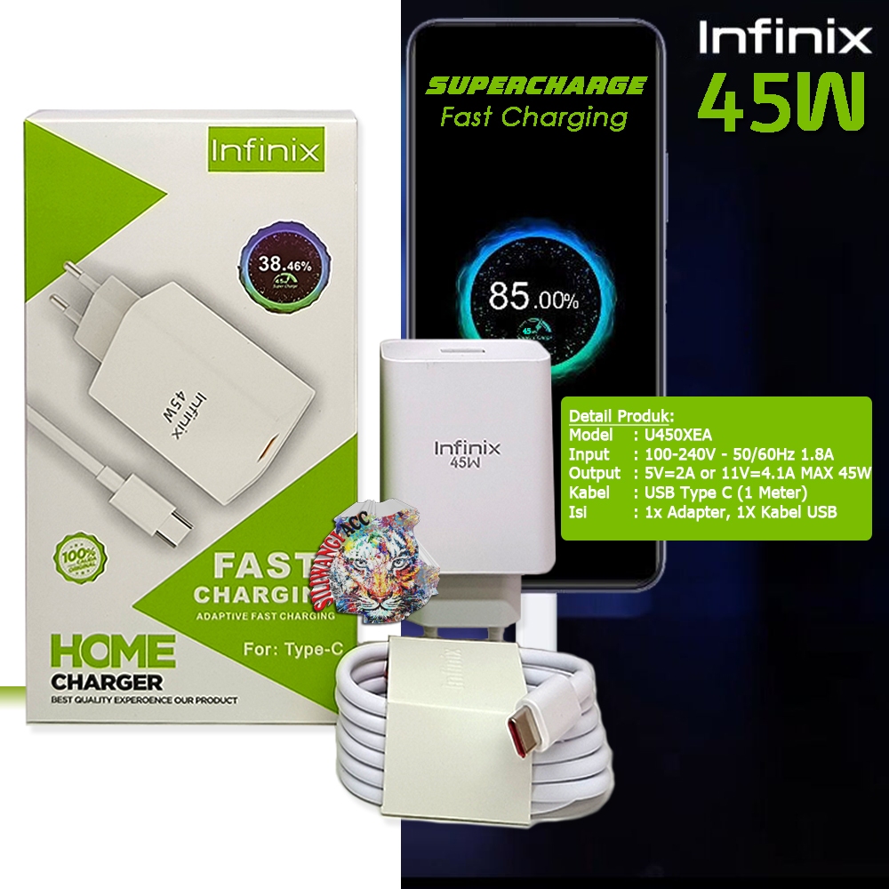 Jual Charger Infinix Note 40 Pro Note 30 5G GT 10 Pro GT 20 Pro Zero 30 ...
