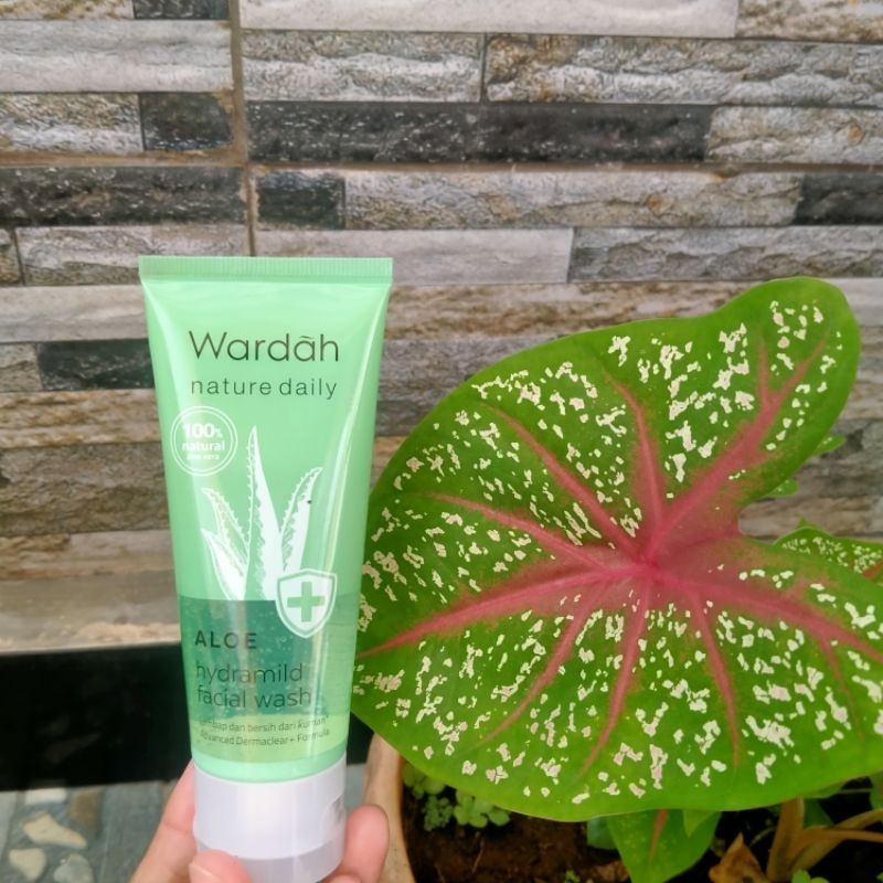 Jual Wardah Nature Daily Aloe Hydramild Facial Wash (60ml)- Gel ...