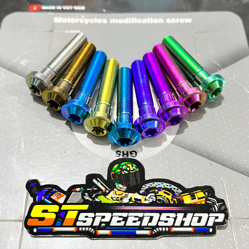 Jual Baut Titanium M 10 x 50 Drat 14 x 50 Big Head | Shopee Indonesia