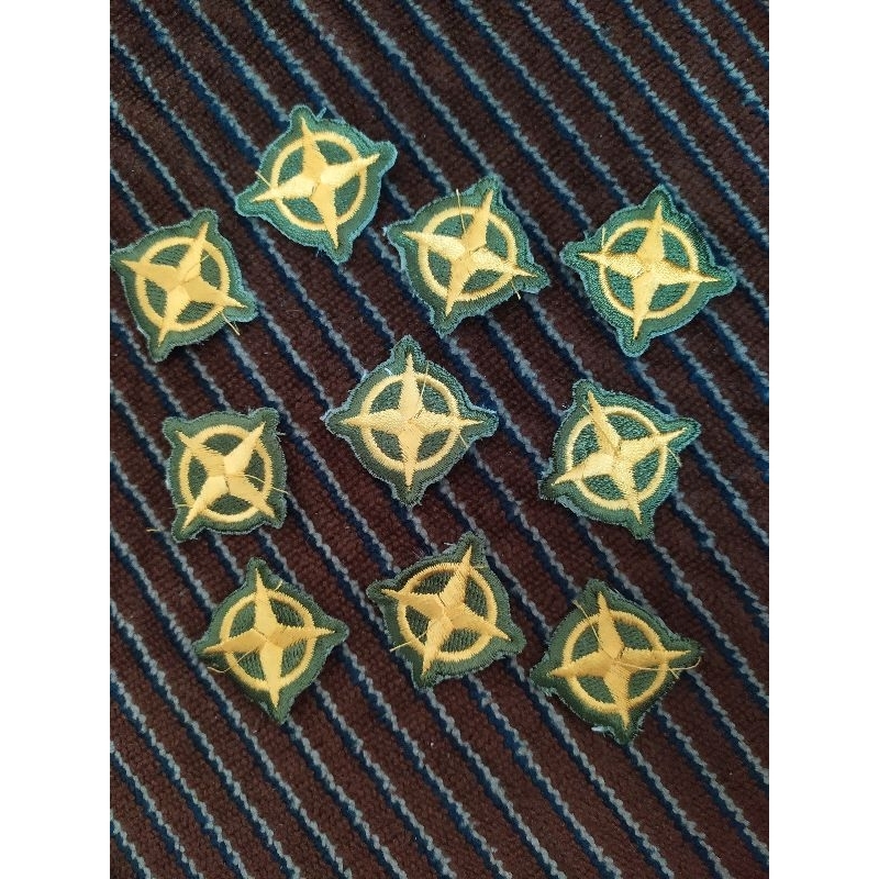 Jual Logo Bordir Bintang Linmas murah 6pcs | Shopee Indonesia