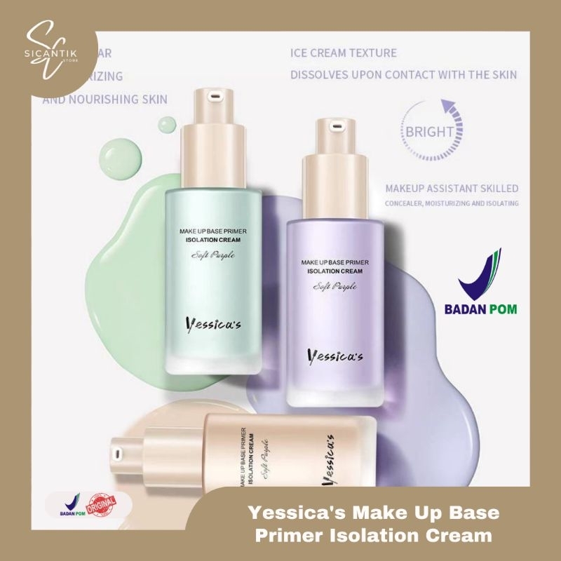 Jual YESSICA'S BASE MAKE UP INVISIBLE PORE AND OIL CONTROL PRIMER ...