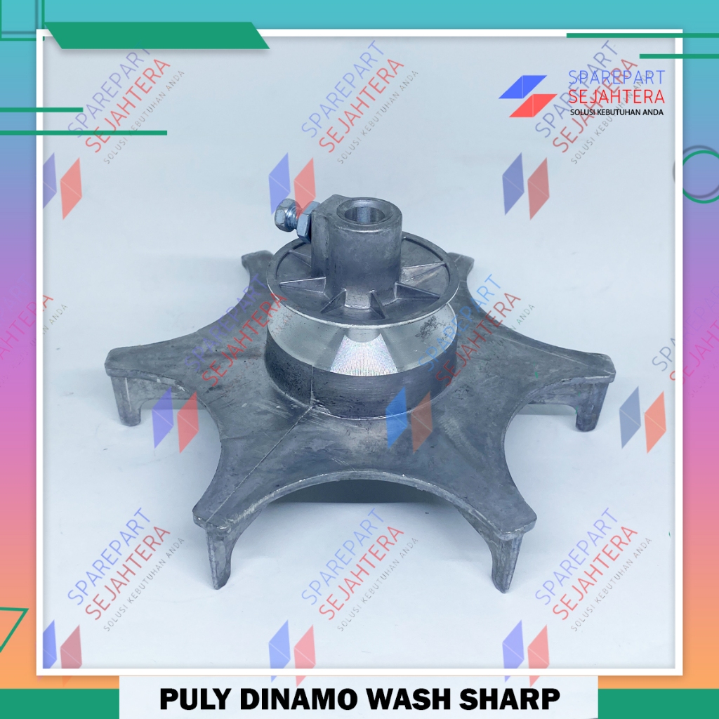 Jual PULY PULLEY PULI DINAMO WASH CUCI PENCUCI AS 10MM MESIN CUCI SHARP ...
