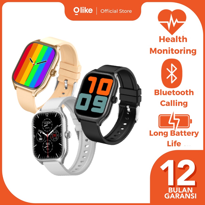 Jual 55 Promo OLIKE W11 Plus Smartwatch Health Tracker Jam Pintar Smart ...