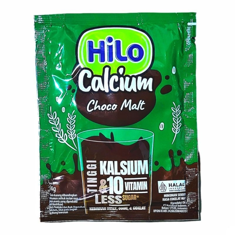 Jual Pasti Sehat Banget: HILO CALCIUM ChocoMalt 14 Gram Bikin Kepingin ...