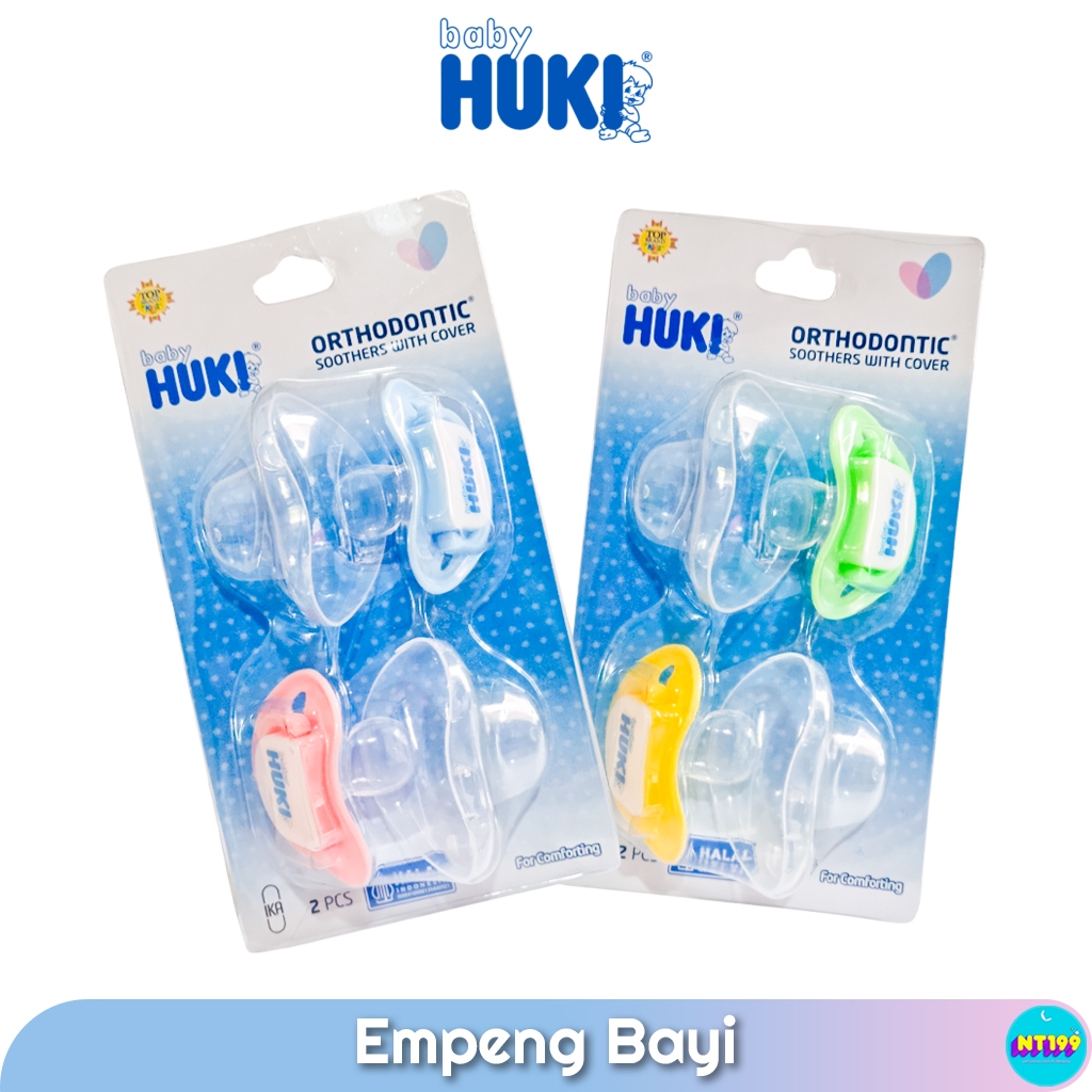 Jual Baby Huki Empeng Orthodontic Soothers With Cover | Shopee Indonesia