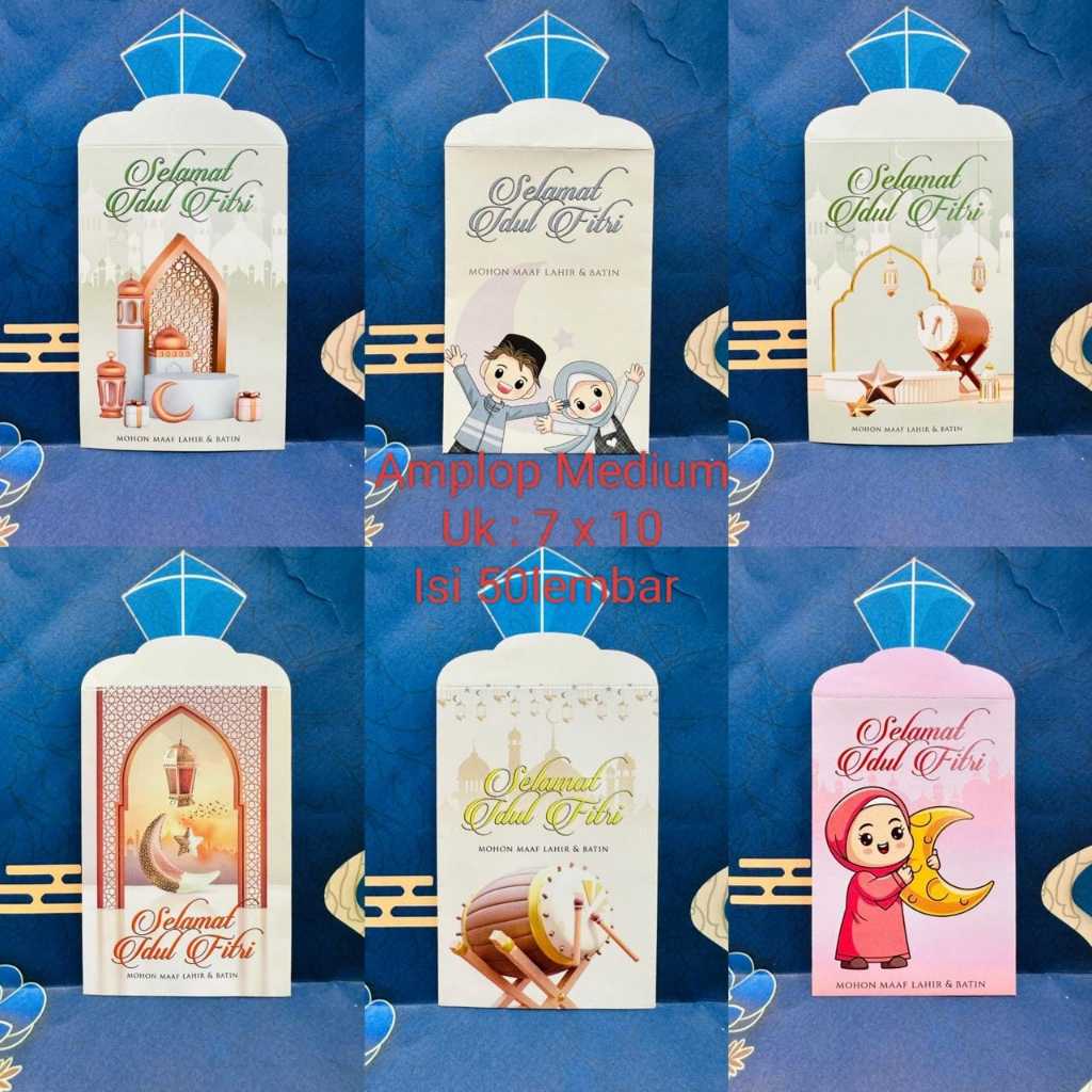 Jual AMPLOP LEBARAN HARI RAYA / AMPLOP IDUL FITRI MIKA ISI 50 LEMBAR ...