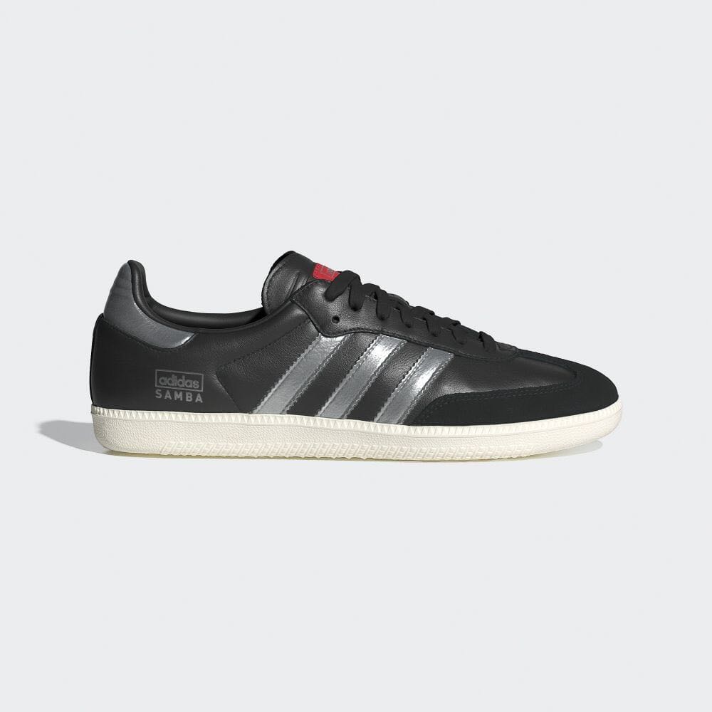 Jual Adidas SAMBA OG New Colorway - Core Black / Silver Metallic / Off ...