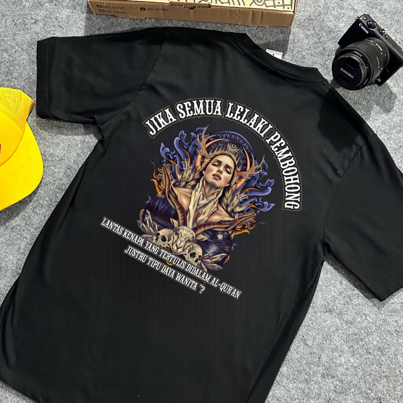 Jual DTF | Kaos Jika Semua Lelaki Pembohong Lantas Kenapa Yang Tertulis ...