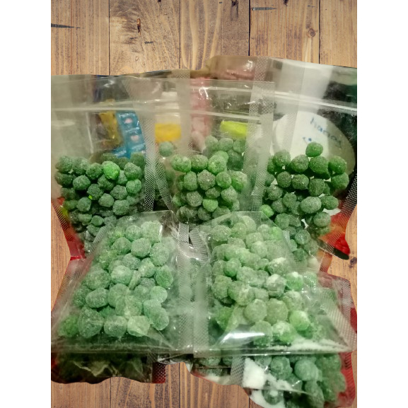 Jual permen pelega tenggorokan 100gr . permen kaya putih extra pedas ...