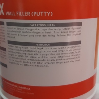 Jual MATEX Dempul Plamir Plamur Pelamir Tembok Wall Filler Putty 1Kg 1 ...