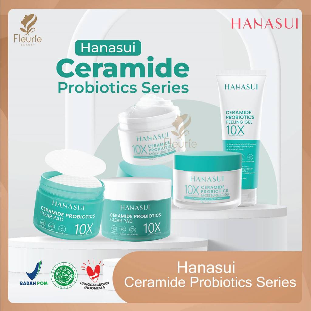 Jual Hanasui Ceramide Probiotics Series - Hanasui Ceramide Clear Pad ...