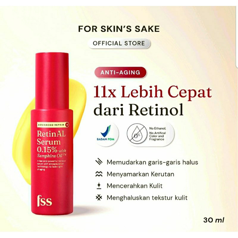 Jual FSS Retinal Serum Retinoid With Samphira Oil (GARANSI ORIGINAL ...