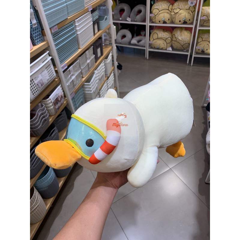 Jual MINISO Boneka Bebek Berbaring Seri Menyelam Ukuran 38cm / Diving ...