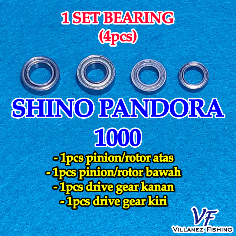 Jual BEARING REEL SET CAMPURAN (3PCS DAN 4PCS) MINI BEARING PANCING ...