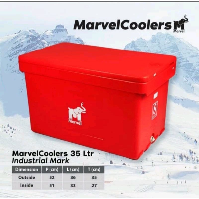 Jual Cooler Marvel 35 kg (second) | Shopee Indonesia