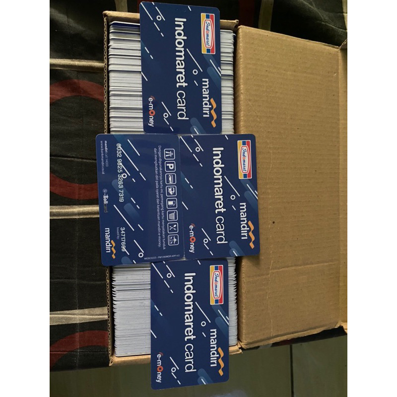 Jual E-money mandiri / indomaret card mandiri saldo 10.000 | Shopee ...