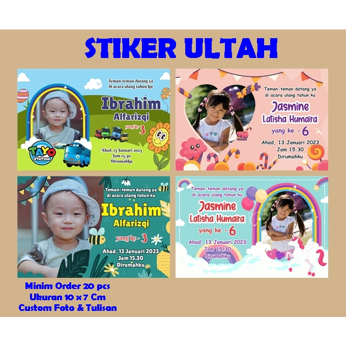 Jual STIKER ULANG TAHUN stiker nasi Bento/nasi box | Shopee Indonesia