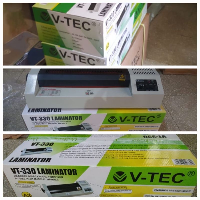 Jual Mesin Laminasi V-TEC 330 A3 A3+ Mc Laminating Roll Panas Dingin Laminate Machine | Shopee ...