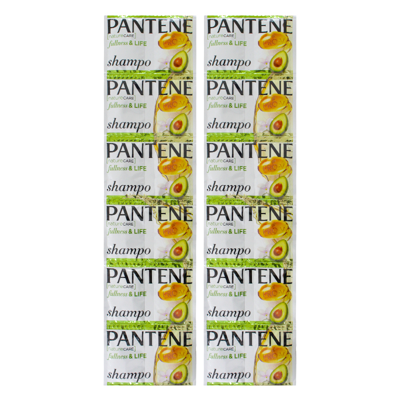 Jual Pantene Shampoo Nature Care Fullness & Life Renceng (10ml x 12 ...