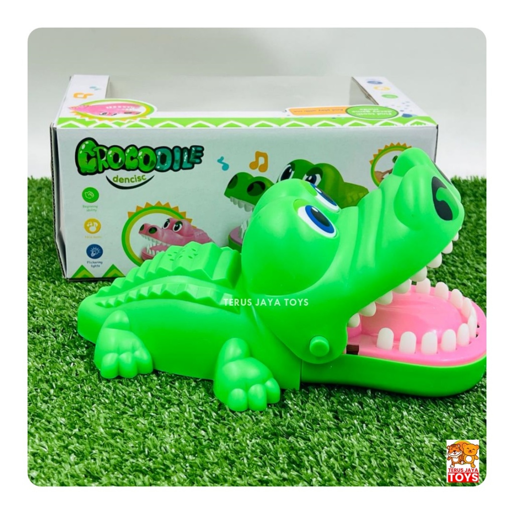Jual Mainan game Buaya Kaget Buaya Gigit suara dan musik | Shopee Indonesia
