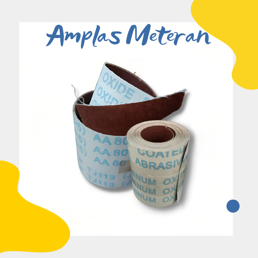Jual Amplas Meteran Amplas Roll Harga per 1 Meter Grit 60 s/d Grit 240 ...