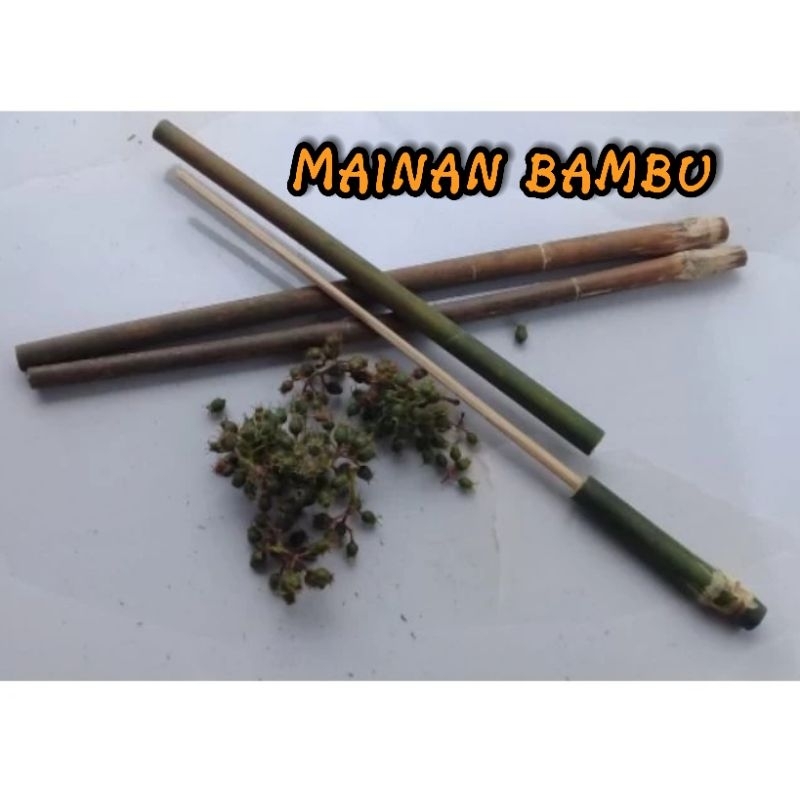 Jual Mainan Tradisional Pletokan Bambu _ Mainan Bambu | Shopee Indonesia