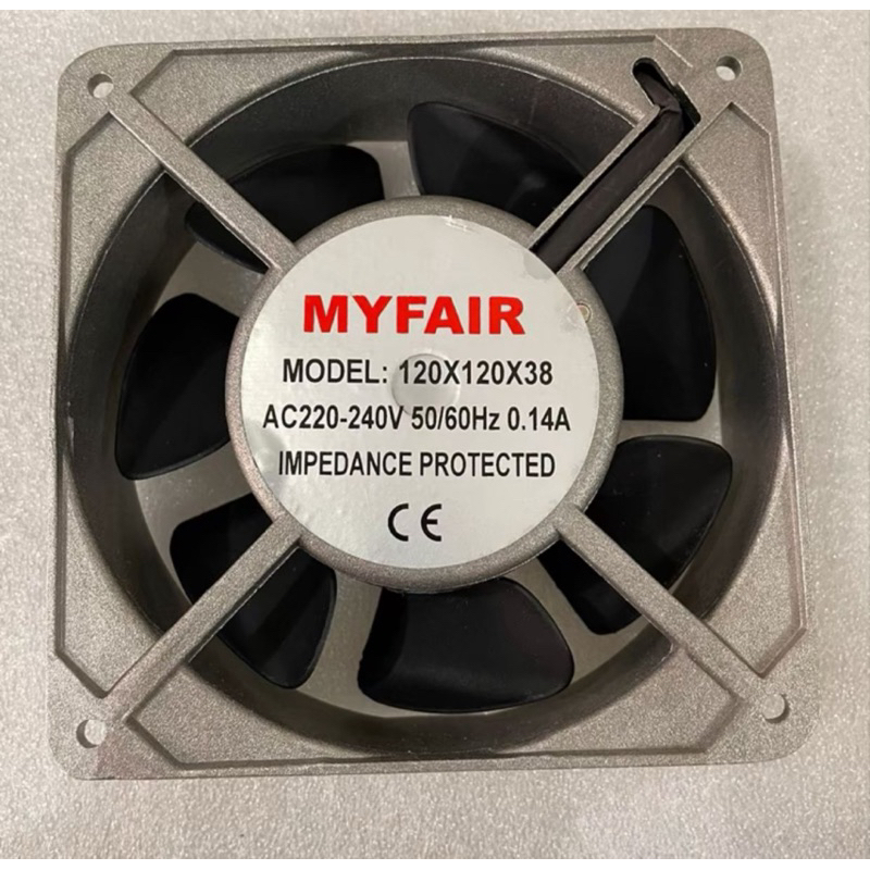 Jual Fan AC 220V 12cm 220 volt 12x12 MYFAIR | Shopee Indonesia