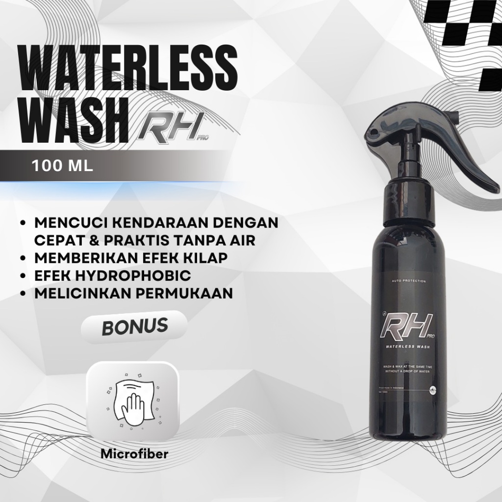 Jual WATERLESS WASH Cuci Mobil Tanpa Air Pembersih/Pengkilap Body Motor ...