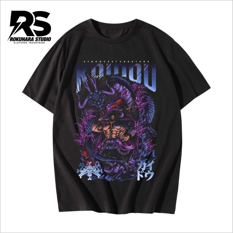 Jual RS Kaos One Piece Kaidou Legendary Design Cotton Combed 24S ...