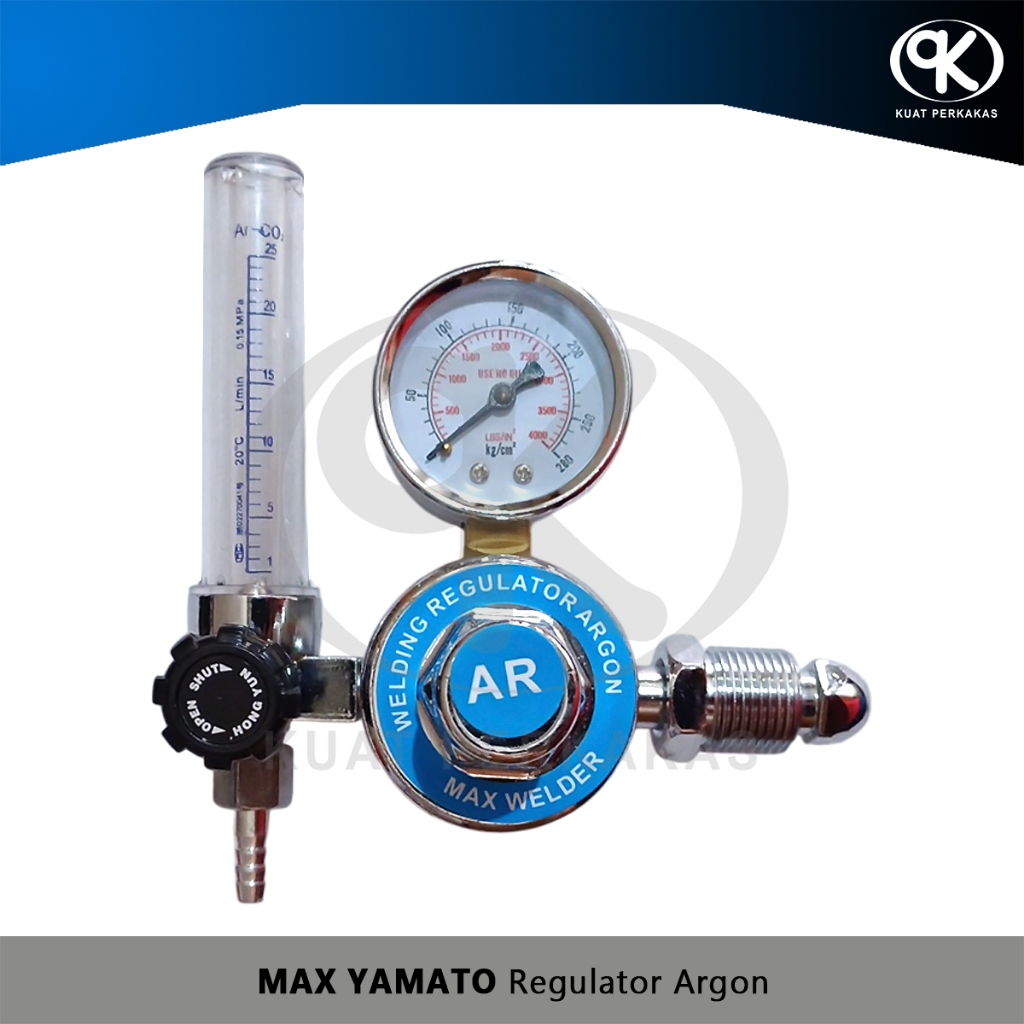 Jual Regulator Argon MAX YAMATO ARG Welding Regulator Las | Shopee ...