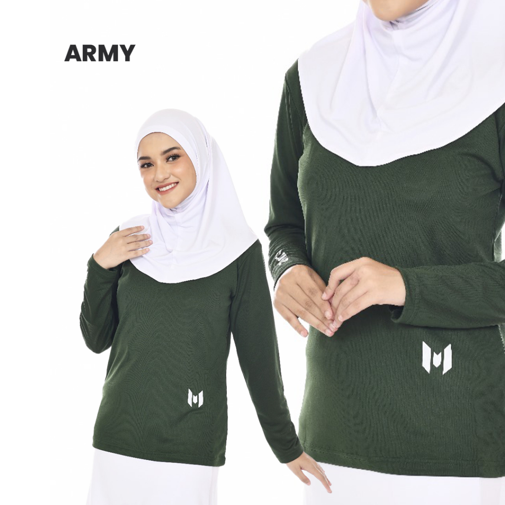Jual Muvaz Cathleen A - Kaos Olahraga Muslimah Polos - Varian Warna A | Shopee Indonesia