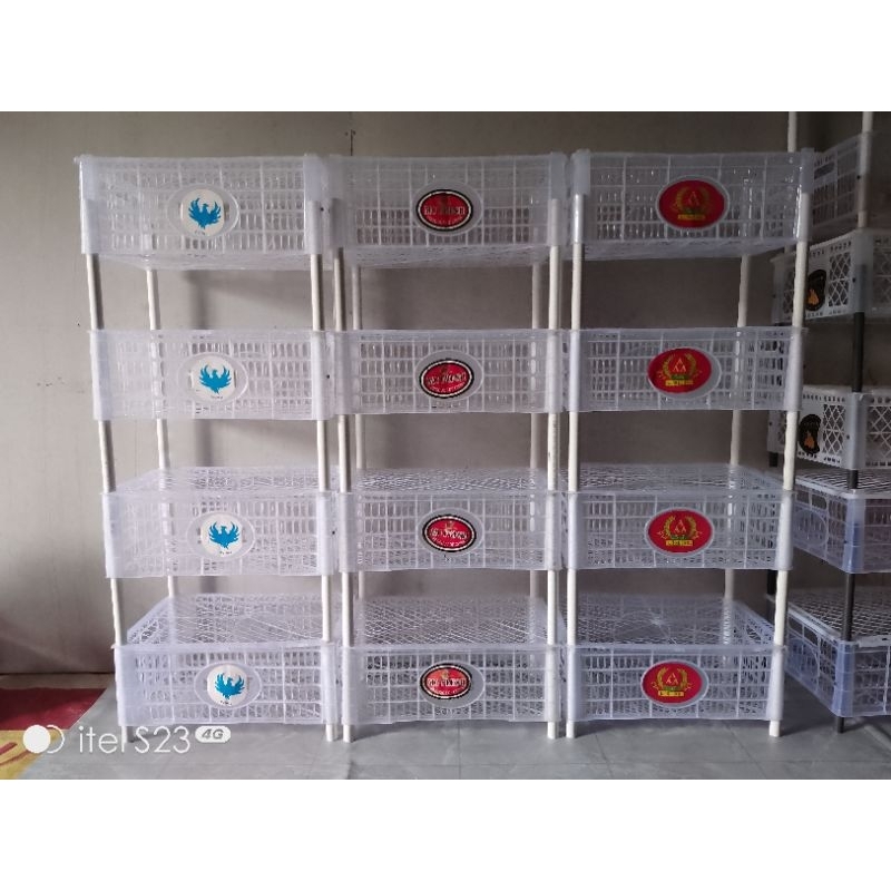 Jual Rak serbaguna/Rak susun/Rak keranjang 4 tingkat murah | Shopee ...