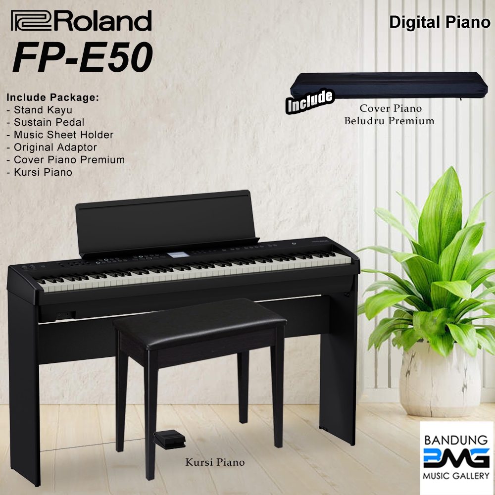 Jual Roland FP E50 Digital Piano / FPE50 / FP E 50 / FPE 50 Garansi Resmi | Shopee Indonesia