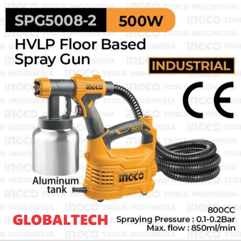 Jual INGCO SPG5008-2 HVLP SPRAY GUN LISTRIK SEMPROTAN CAT FINISHING ...