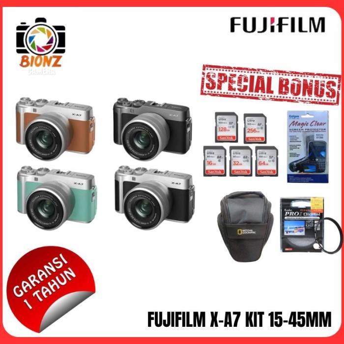 Jual FUJIFILM X-A7 KIT 15 45MM / CAMERA FUJIFILM XA7 KIT 15-45MM ...