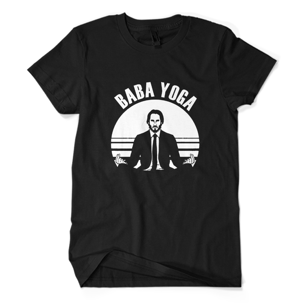 Jual Kaos Distro Premium BABA YOGA JOHN WICK - Baju Film Movie Action ...
