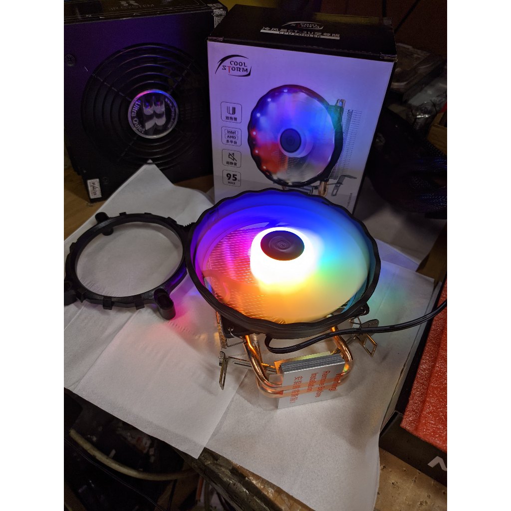 Jual CPU COOLER FAN PROCESSOR COOLER 2 HEATPIPE T200 | Shopee Indonesia