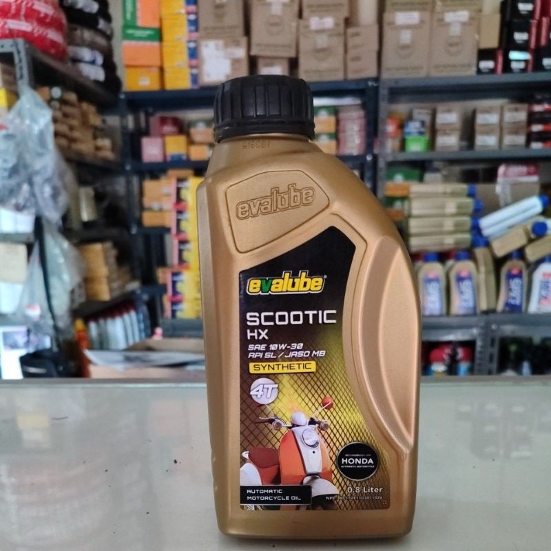 Jual OLI EVALUBE SCOOTIC HX SAE 10W-30/OLI EVALUBE MATIC HONDA | Shopee ...