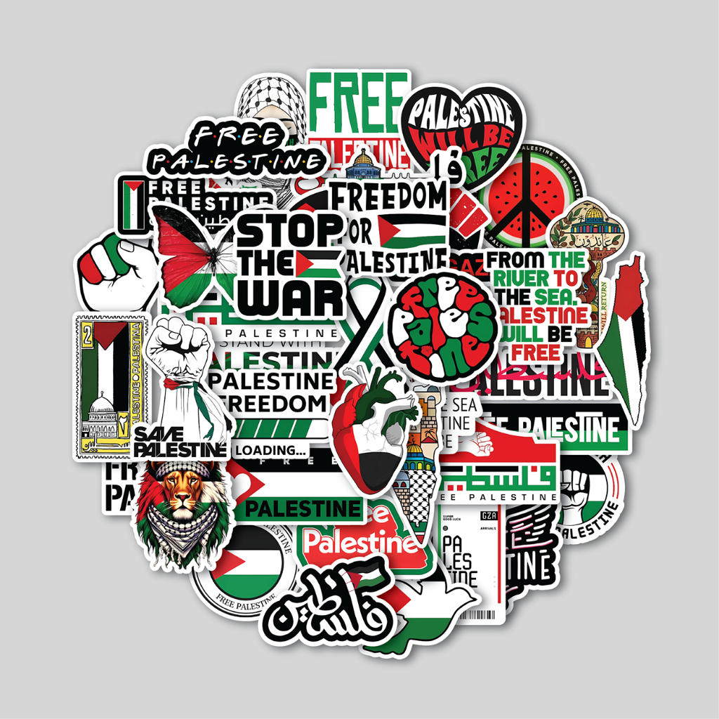 Jual STICKER PACK FREE PALESTINE | STICKER TUMBLER | STIKER LAPTOP ...