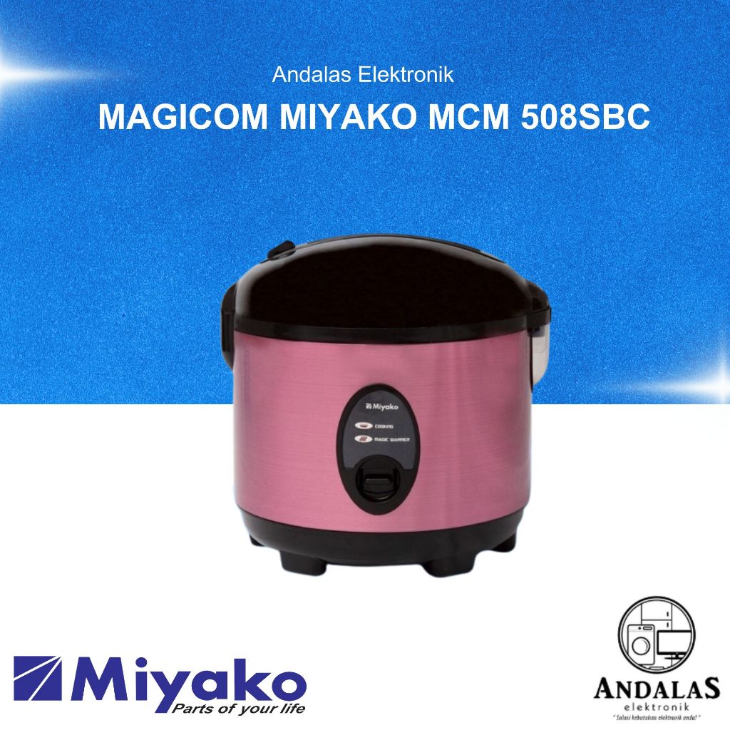 Jual Miyako MCM-508 SBC Magic Com Rice Cooker 1.8 Liter MCM508 508SBC 1 ...