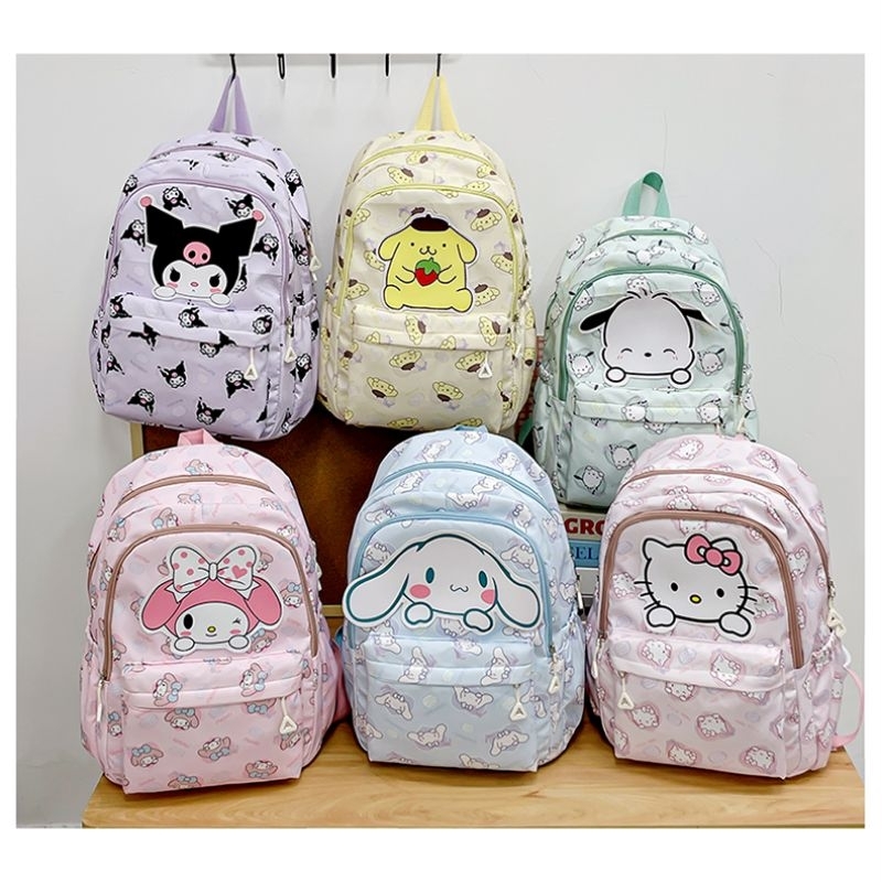 Jual VFT8219 - Tas Anak SD Tas Karakter Anak Kekinian Tas Melody Kuromi ...