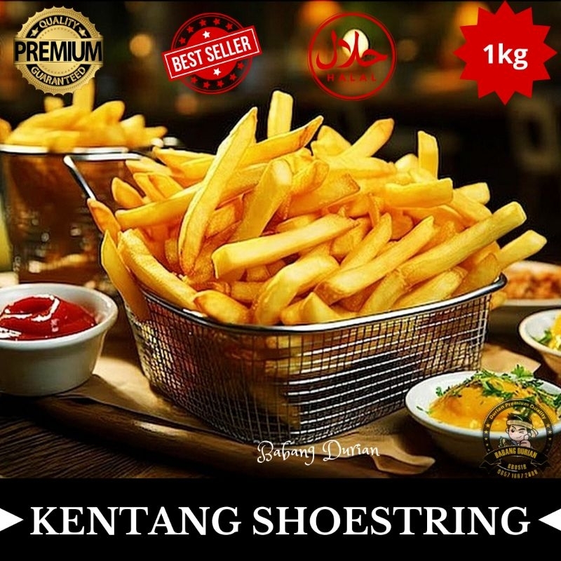 Jual KENTANG SHOESTRING FROZEN 1kg DAN 2kg HALAL BERKUALITAS ENAK DAN ...