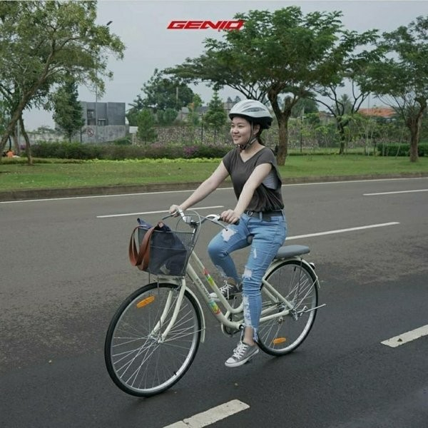 Jual Sepeda mini 20 24 26 inch genio cewek dewasa dan remaja genio ...