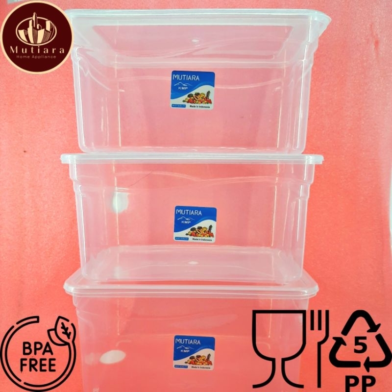 Jual Kotak Makanan | Toples Plastik 3500 ml 2500 ml 1800 ml 900 ml 700 ...