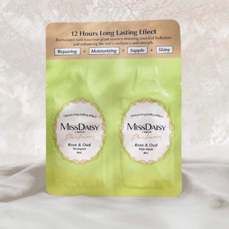 Jual MISS DAISY | French Perfume Shampoo & Hair Mask Anti Rontok Lepek Wangi 12 Jam Rose n Oud ...