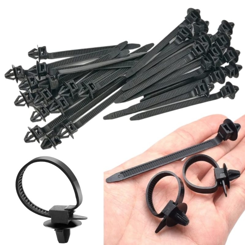 Jual Clip Baut Rivet Plastik Cable Ties Mobil Car Fixed Fasteners Clip ...