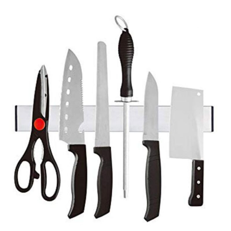 Jual Rak Pisau Asahan Gunting Magnet / Magnetik Serbaguna Stainless ...